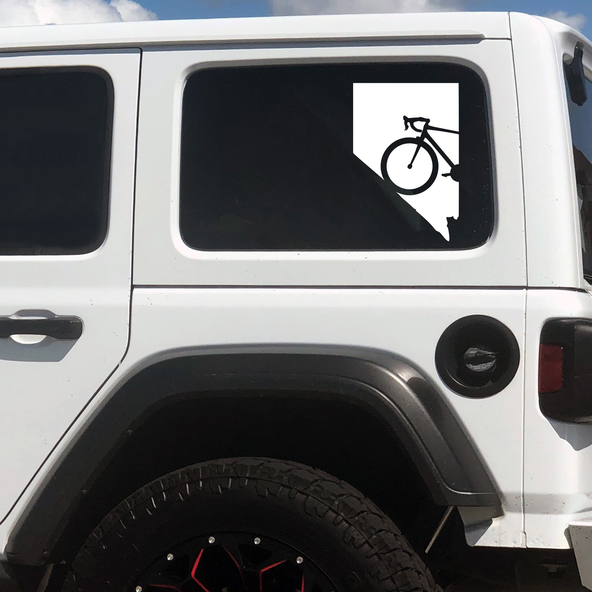 Nevada Decal - Nevada - Nevada Bike Sticker - Mountain Bike Decal ...