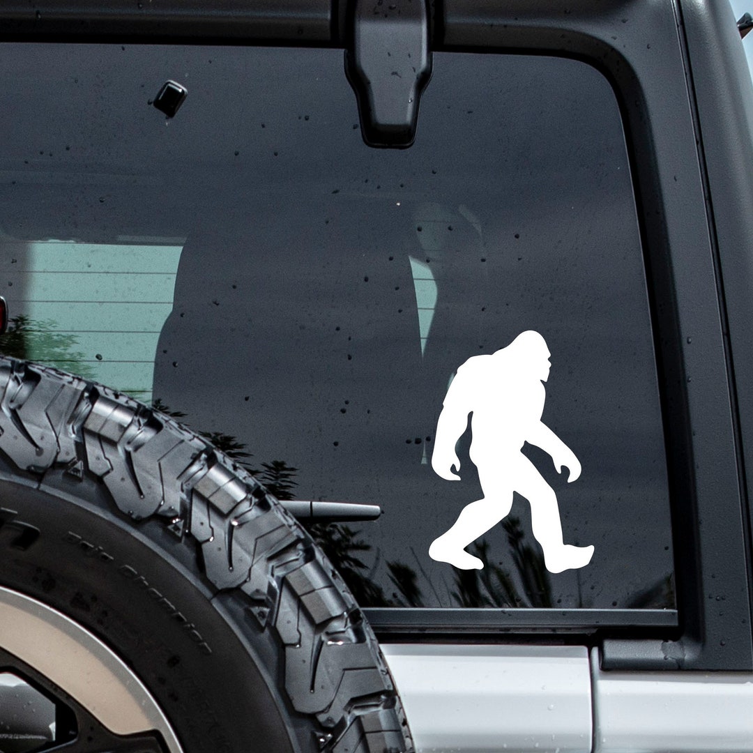 Bigfoot Decal - Bigfoot Sticker- Sasquatch Decal - Sasquatch Gift Idea ...