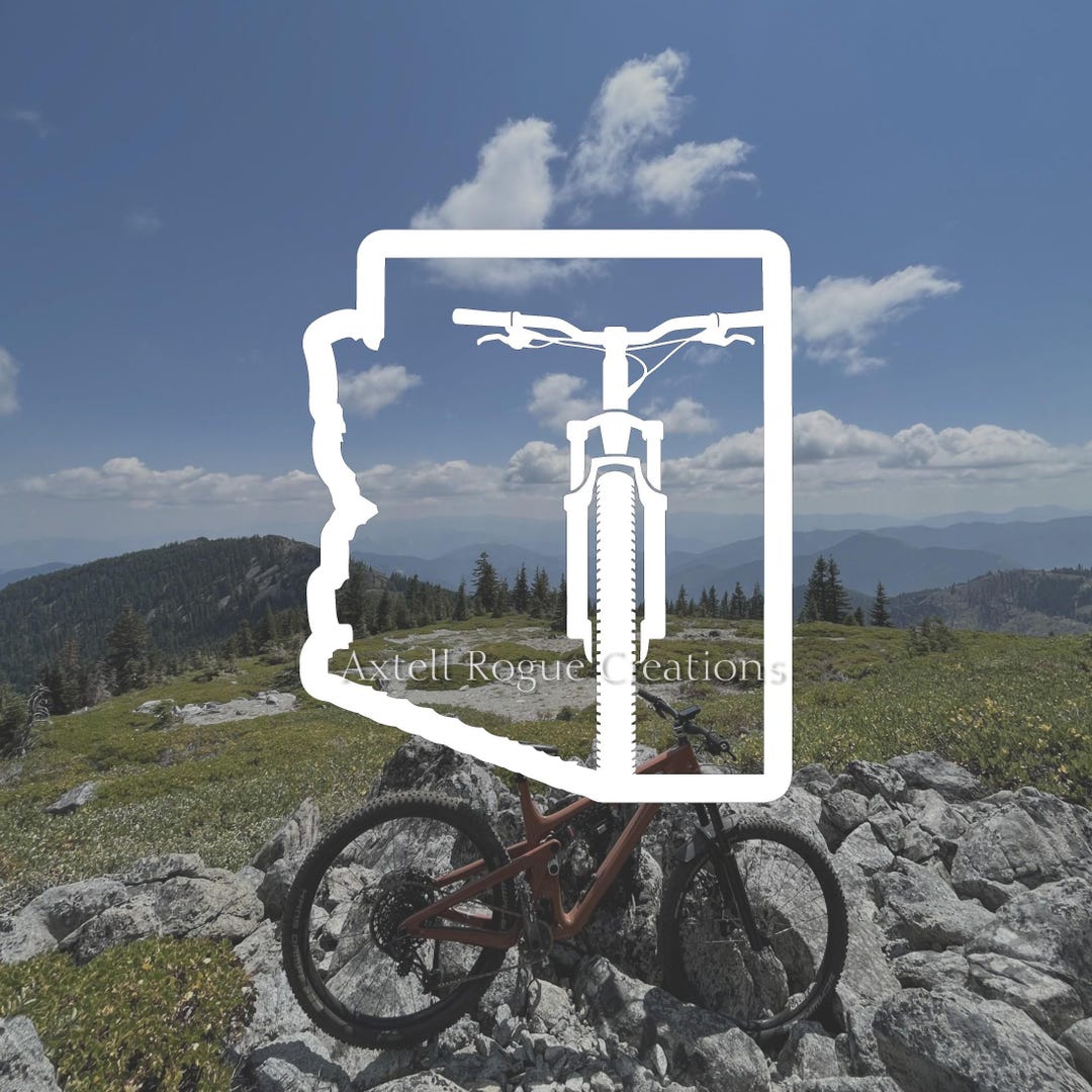 Arizona Mountain Bike Vinyl Decal - Mountain Bike Sticker - Mountain ...