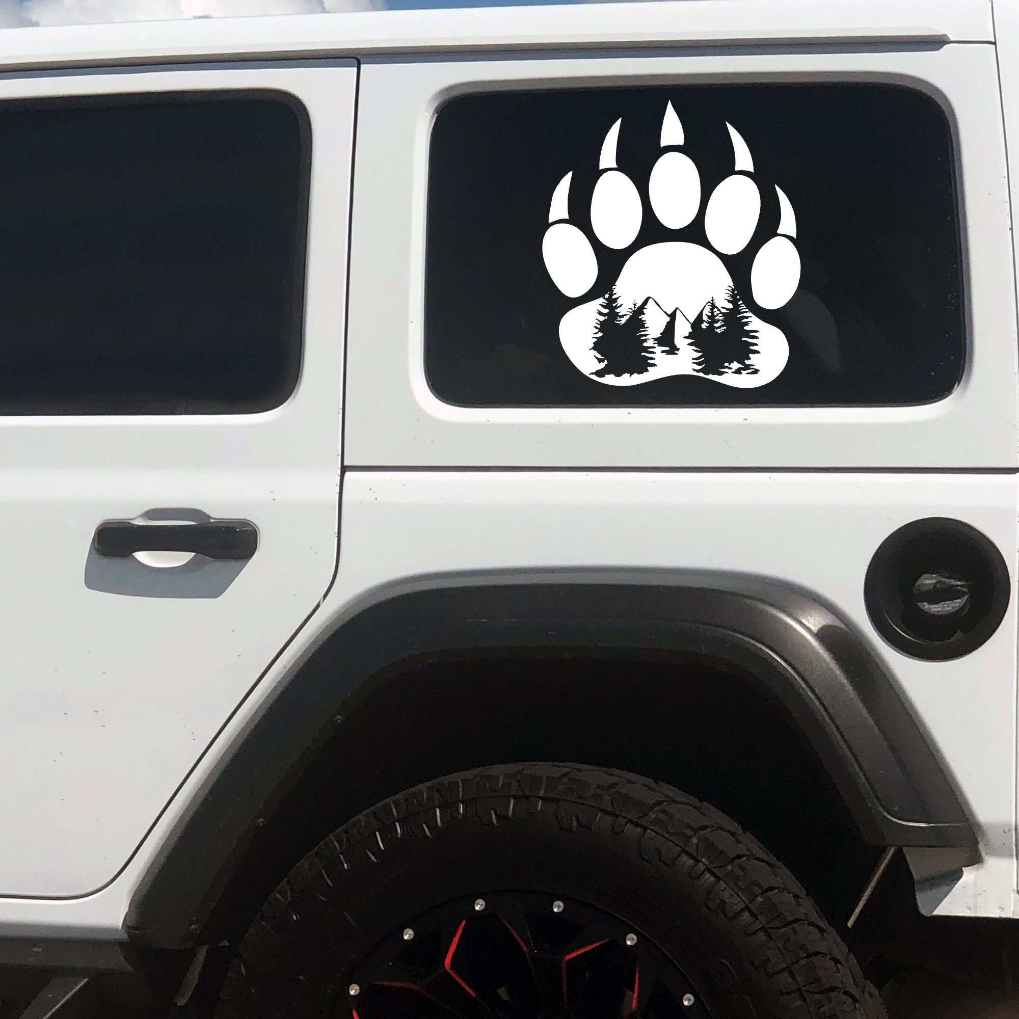 Large Bear Paw Decal for RV Trailer Camper Bear Paw Decal | Etsy