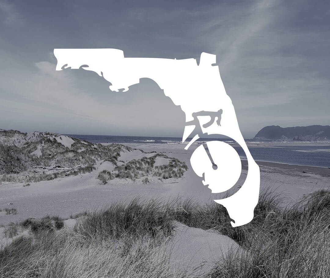 Florida Bike Decal - Florida Decal - Road Bike Decal - Road Bike ...