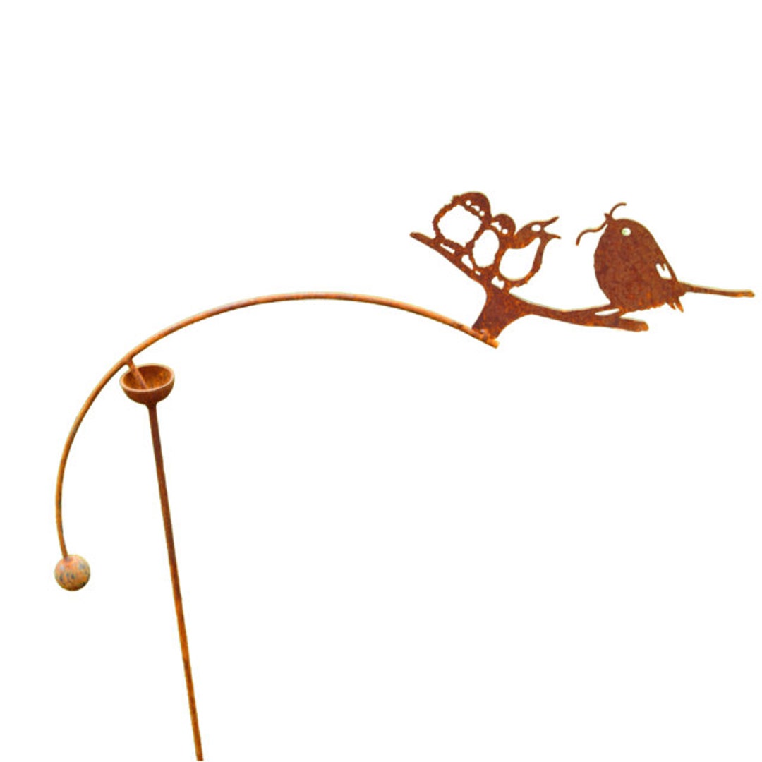Feeding Birds Single Ball Garden Wind Spinner Rocker - Etsy