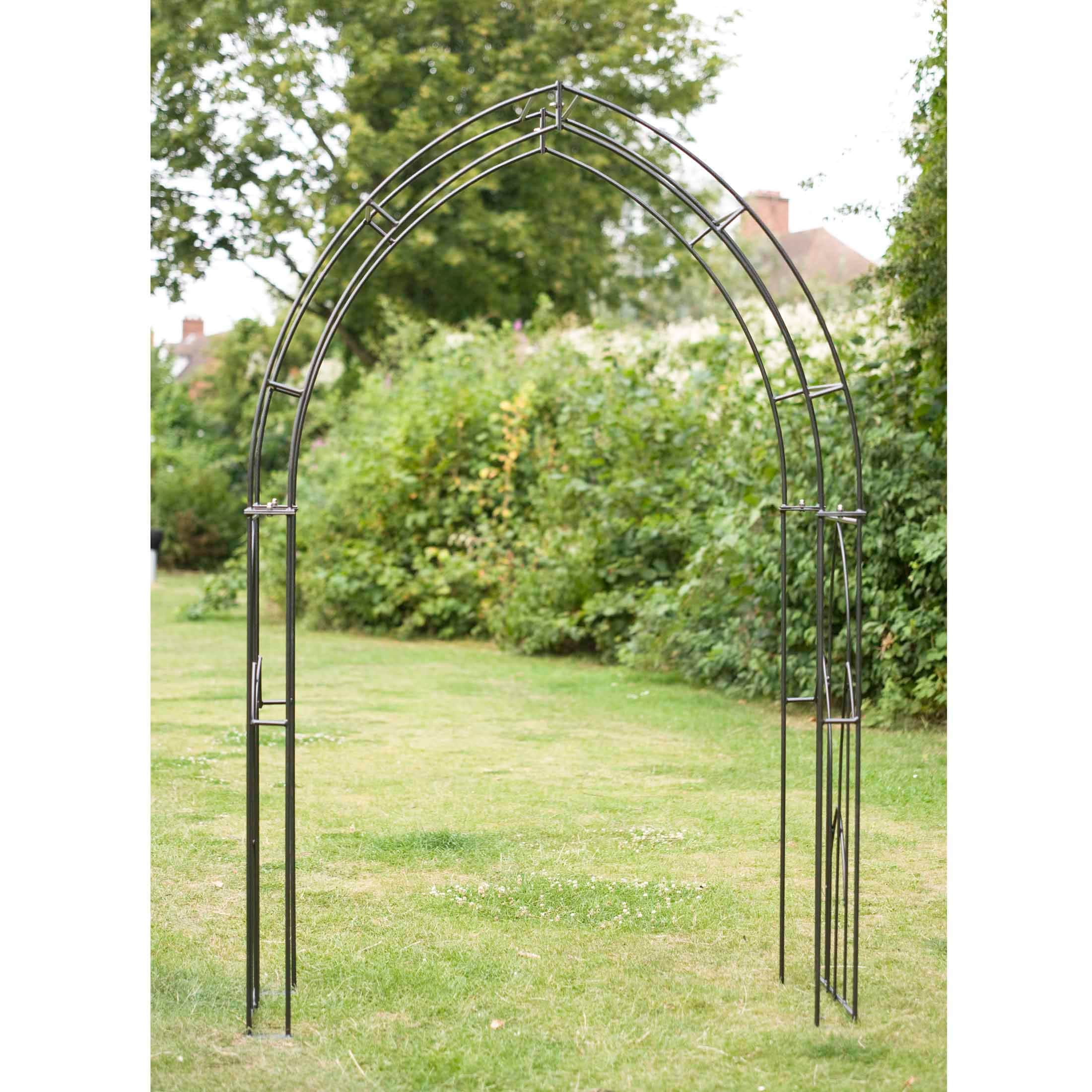Black Gothic Steel Garden Arch Made in the UK - Etsy