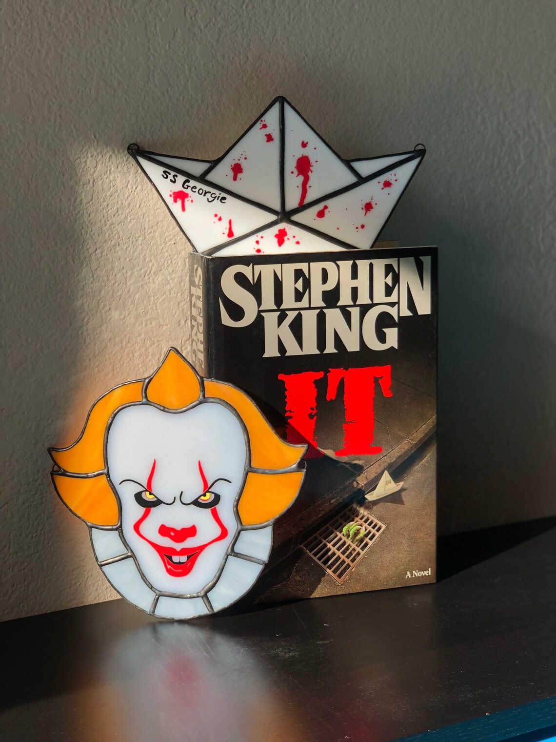 Pennywise IT Stained Glass Suncatcher Horror Fan Art - Etsy