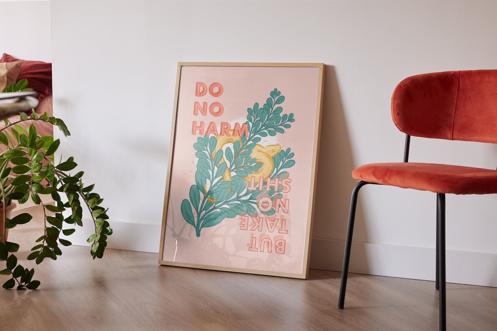 Large Format Digital Art Print With Quote do No Harm - Etsy