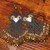 Silver Cougar Puma Panther Beaded Earrings Mt. Lion Big Cat Drop Dangle ...