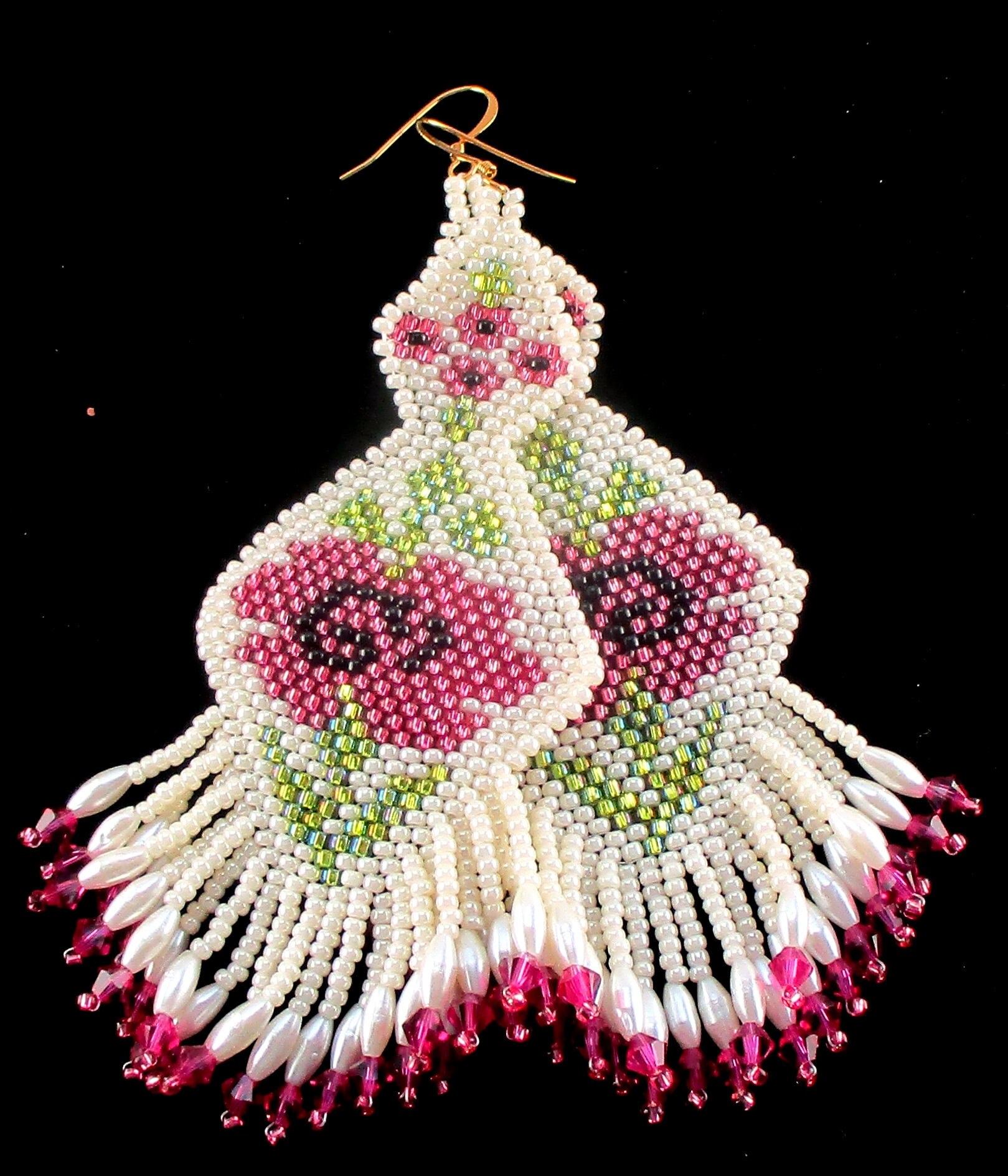 Native American Beaded Roses