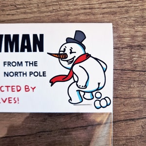 Snowman Poop Snowman Poo Joke Present Christmas Stocking Filler Gag ...