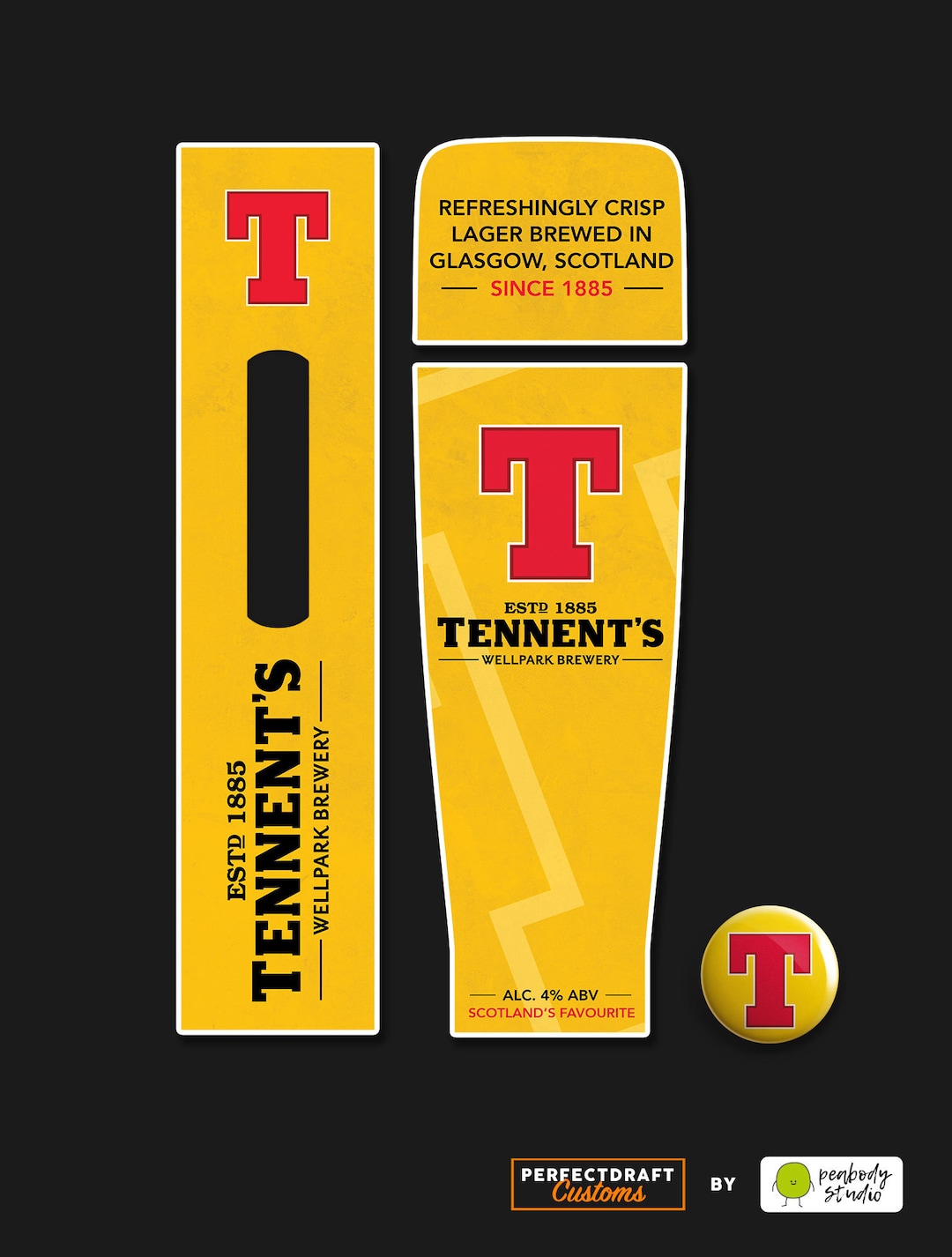 Tennents Perfect Draft Magnetic Skin Maxi Magnet – Perfectdraft Skin ...