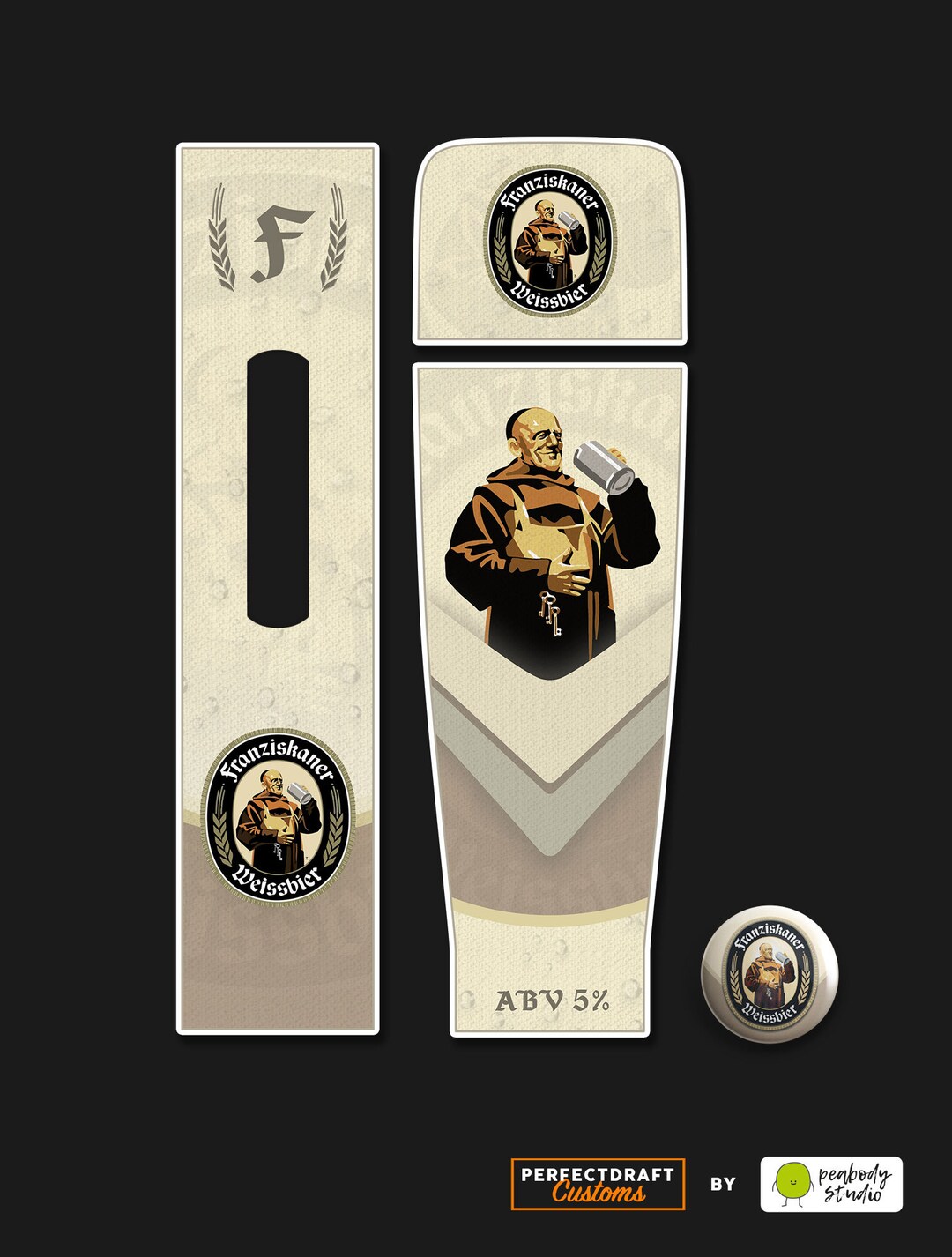 Franziskaner Weissbier Perfect Draft Magnetic Skin Maxi Magnet ...