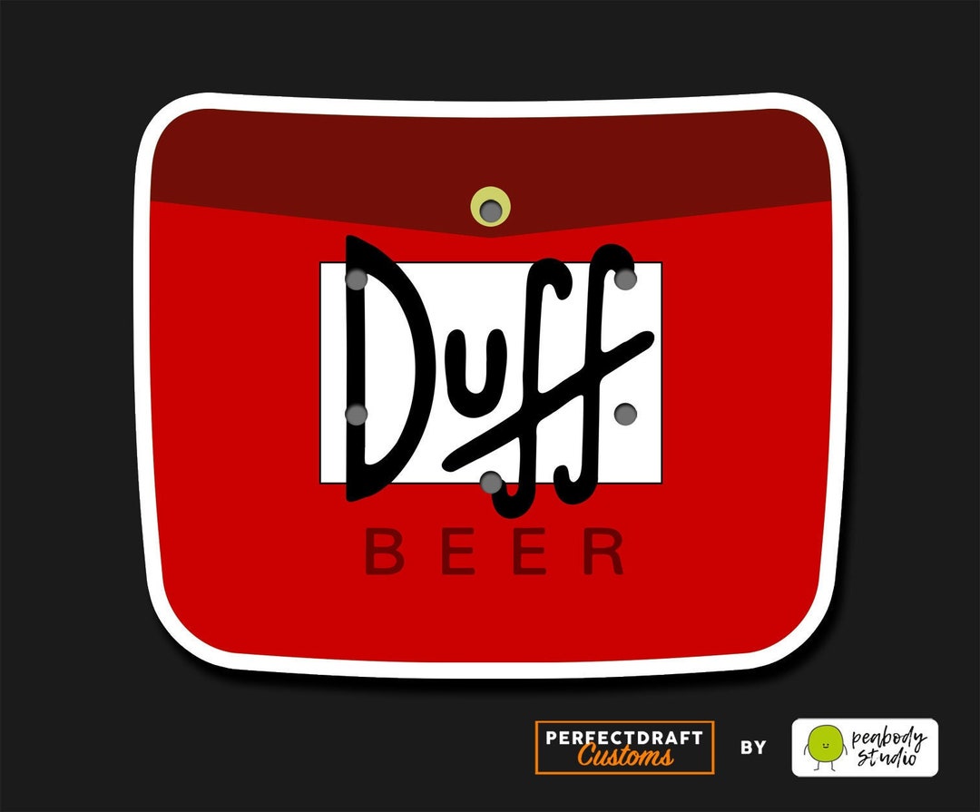 Duff Beer the Simpsons Perfect Draft Drip Tray – Perfectdraft Magnetic ...