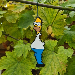 Large Homer Simpson Christmas Hanging Decoration - the Simpsons Bush ...