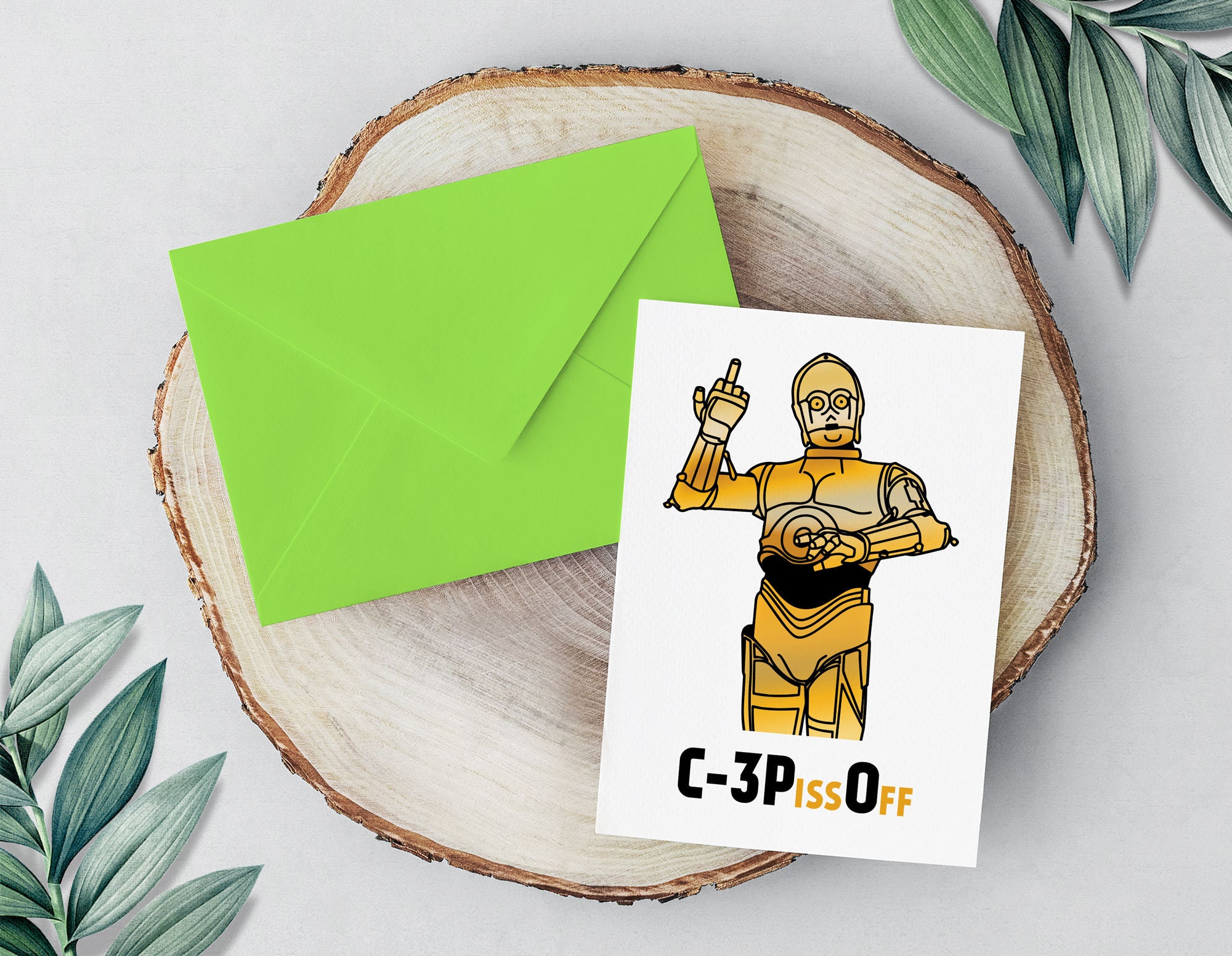 Star Wars Birthday Card Funny C3PO Rude Birthday Card C 3 - Etsy UK