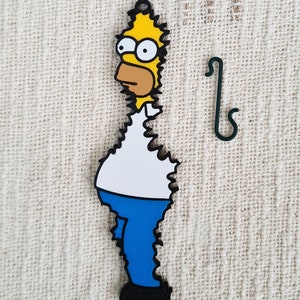 Large Homer Simpson Christmas Hanging Decoration - the Simpsons Bush ...