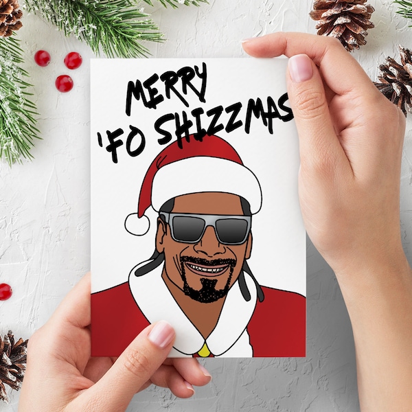 Rap Christmas Card - Etsy