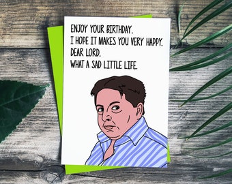 Chabuddy G Rude Birthday Card People Just Do Nothing Happy | Etsy