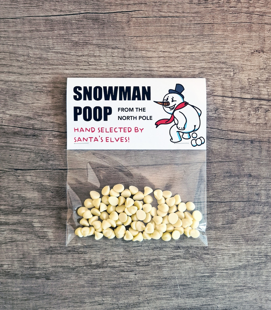 Snowman Poop Snowman Poo Joke Present Christmas Stocking Filler Gag ...