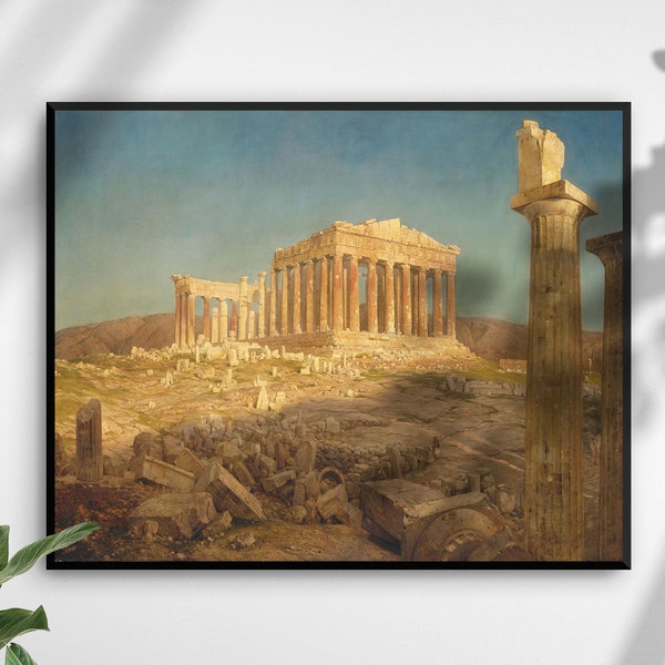 Parthenon Painting - Etsy