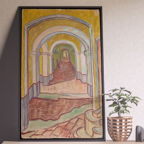 Corridor in the Asylum by Vincent Van Gogh Oil Painting - Etsy