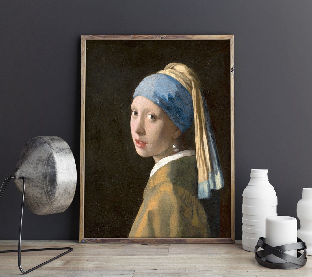 Girl With A Pearl Earring by Johannes Vermeer | Oil Painting | Wall ...
