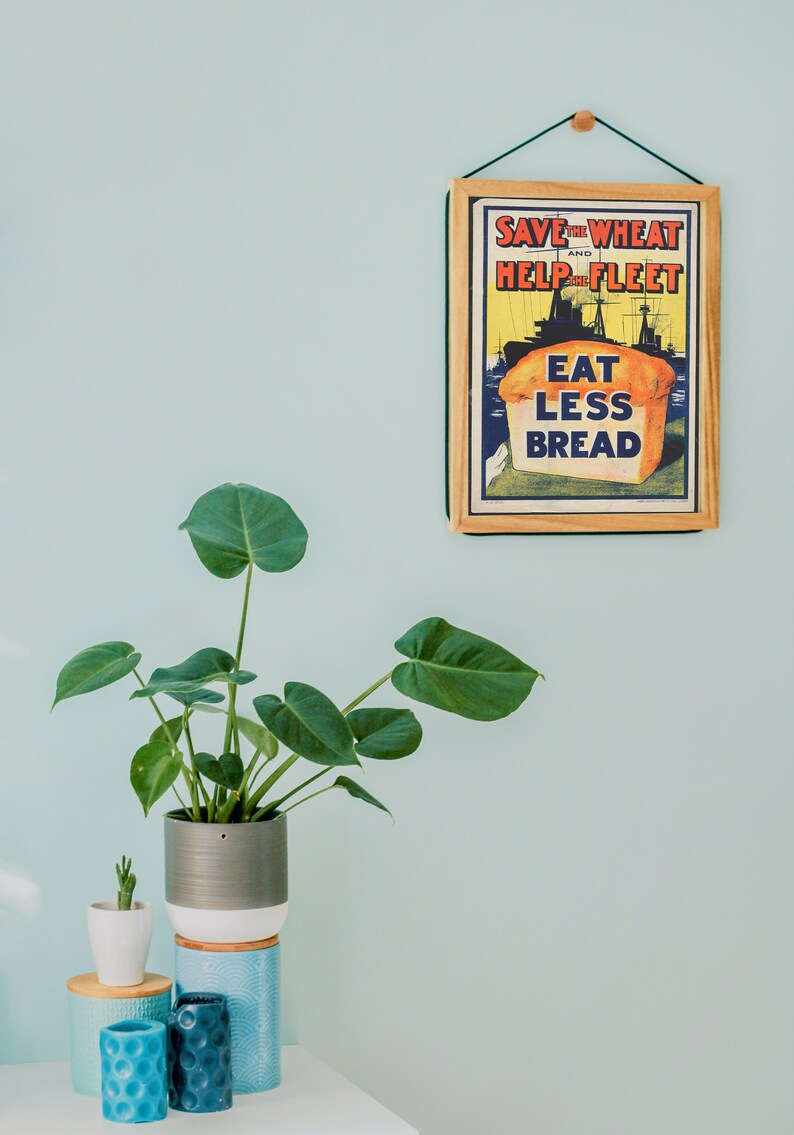 Eat Less Bread Save A Fleet Vintage Food Administration | Etsy