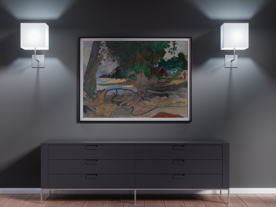 Te Burao the Hibiscus Tree by Paul Gauguin Oil Painting - Etsy