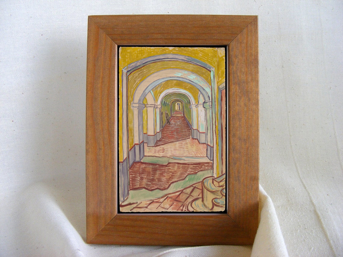 Corridor In The Asylum by Vincent Van Gogh High Quality | Etsy