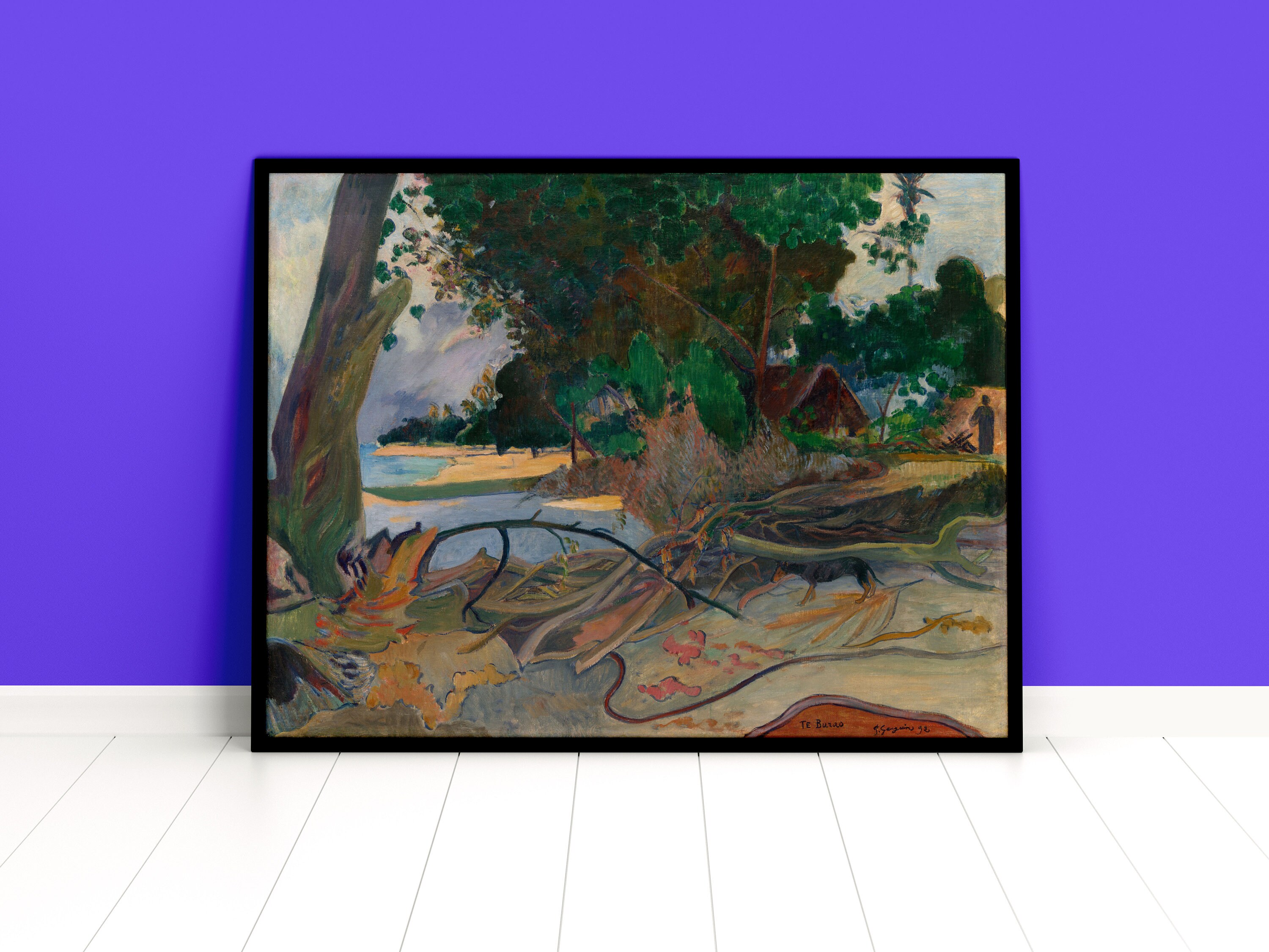 Te burao The Hibiscus Tree by Paul Gauguin Oil Painting | Etsy