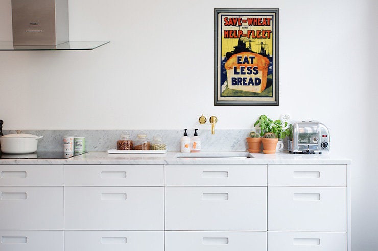 Eat Less Bread Save A Fleet Vintage Food Administration | Etsy