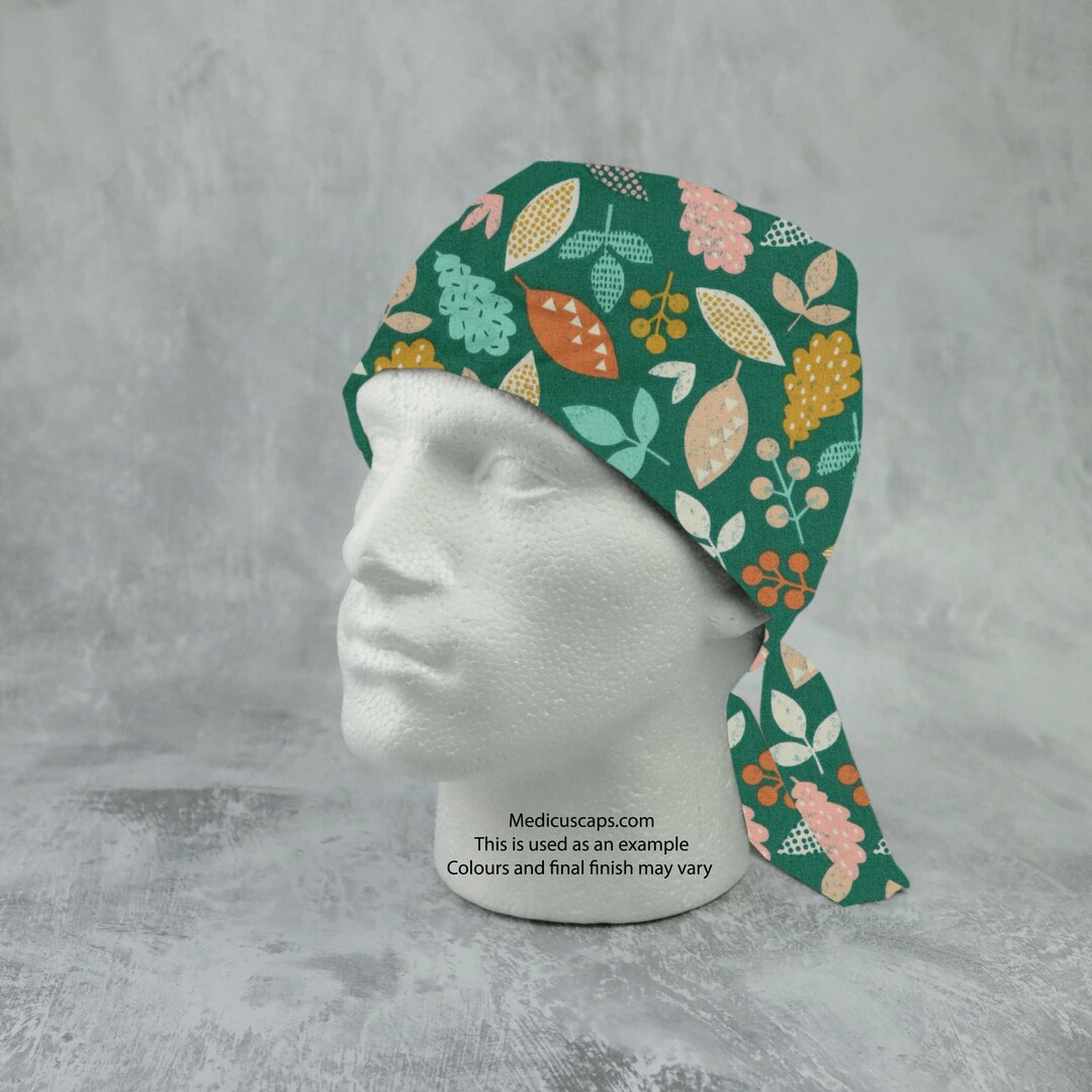 Autumn Leaves 2 Scrub Cap - Etsy