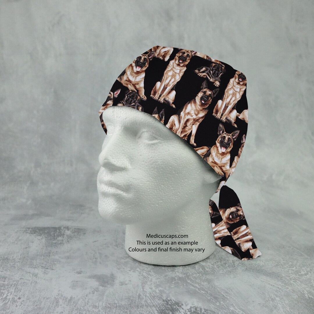 German Shepards Scrub Cap - Etsy