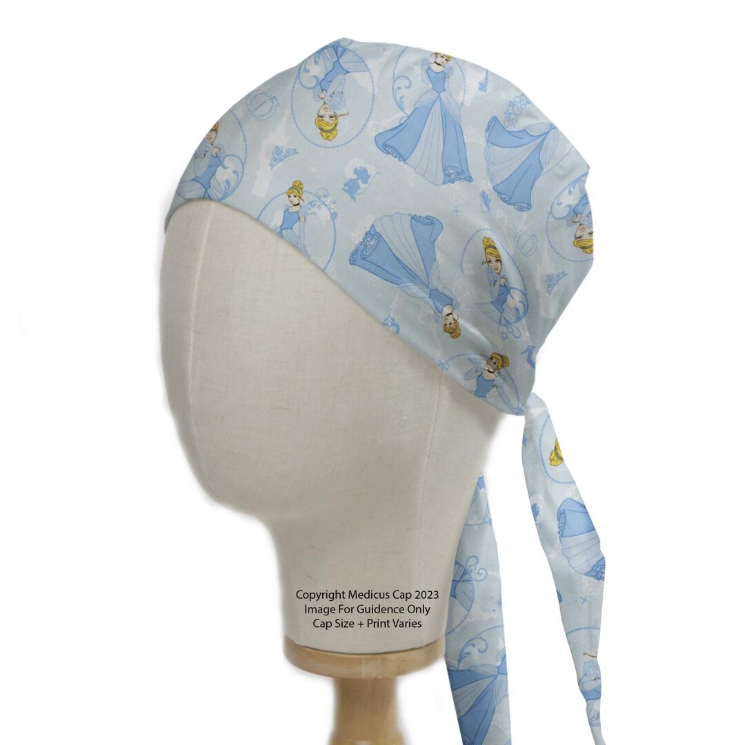 Disney Princesses | Cinderella Scrub Cap - Etsy