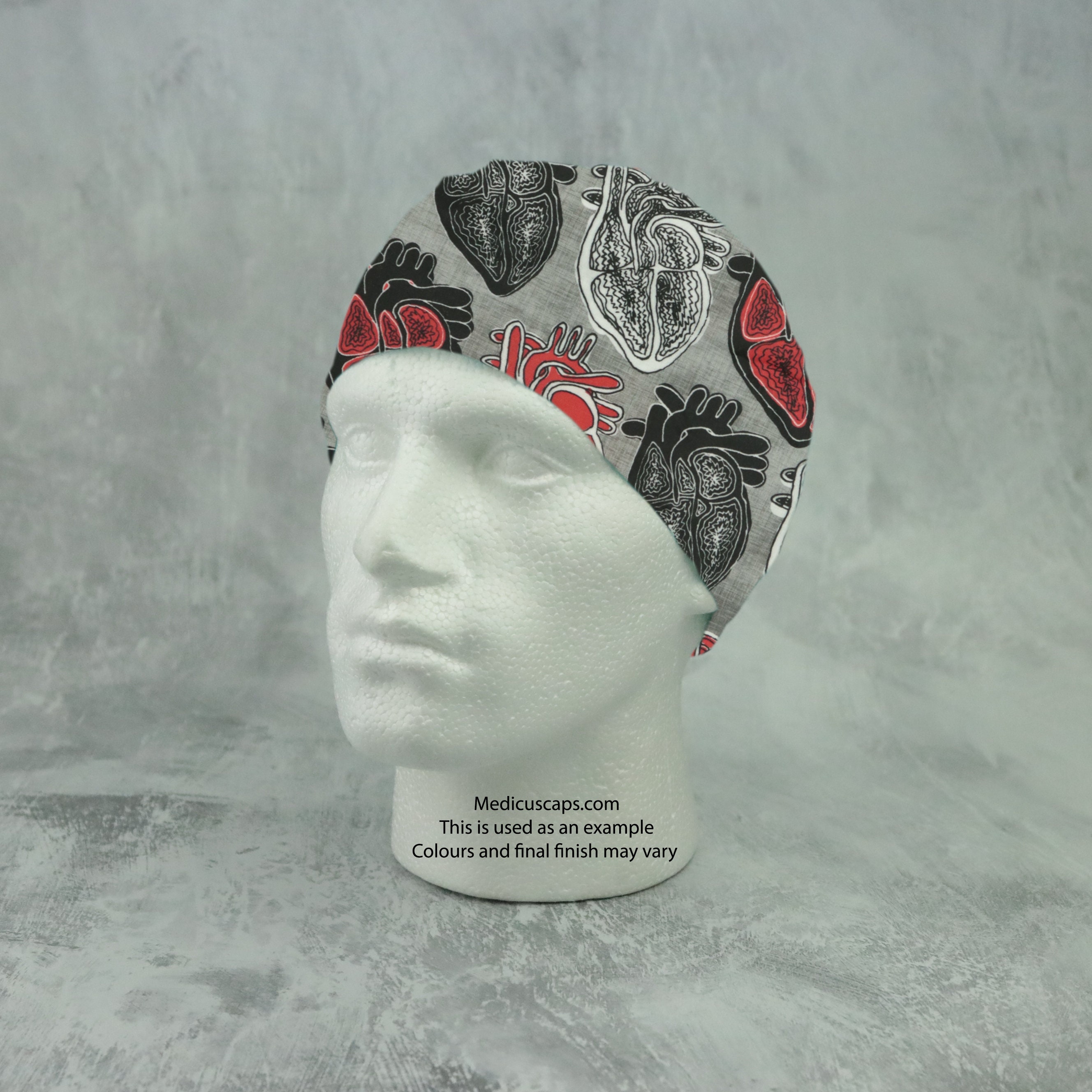 Abstract Heart Anatomy Scrub Cap / Surgical Hat / Theatre Cap - Etsy