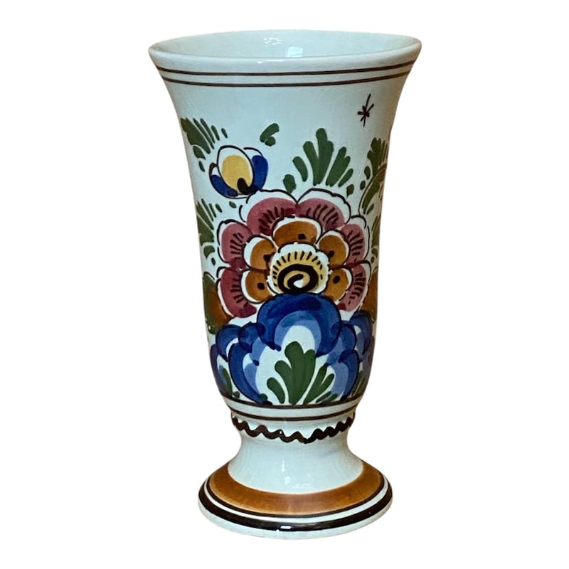 Vintage Delft Ceramic Vases - Etsy