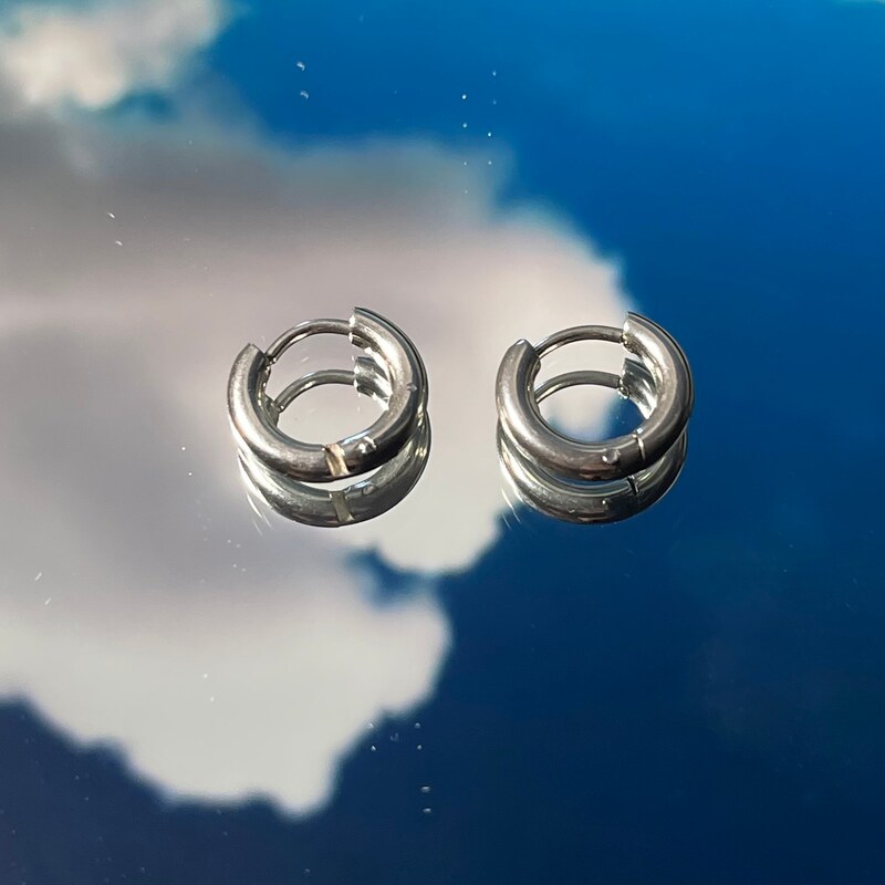 Stainless Steel Hoops - Etsy