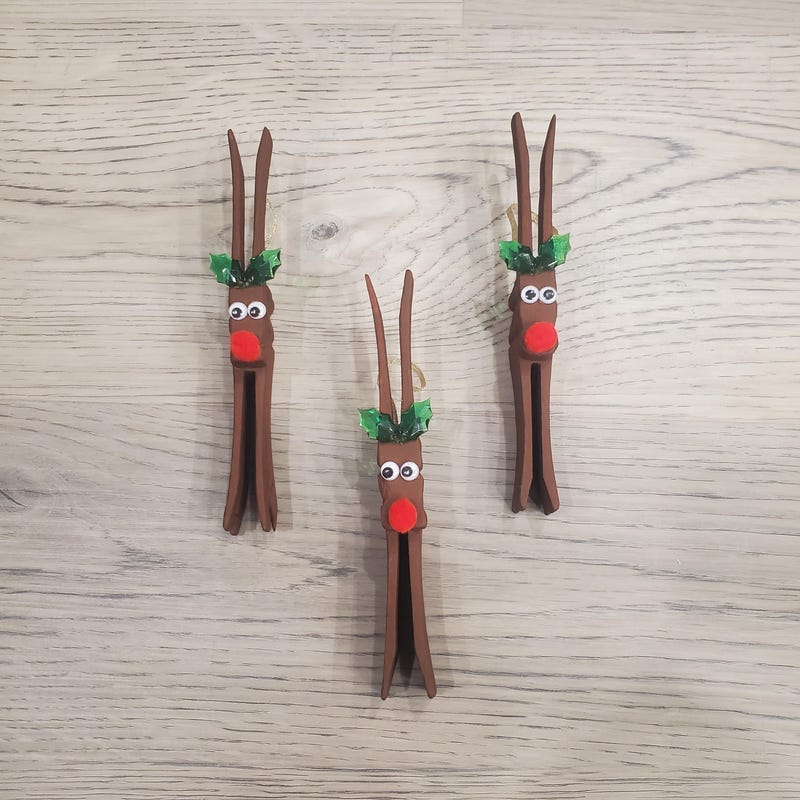 Clothespin Ornaments - Etsy