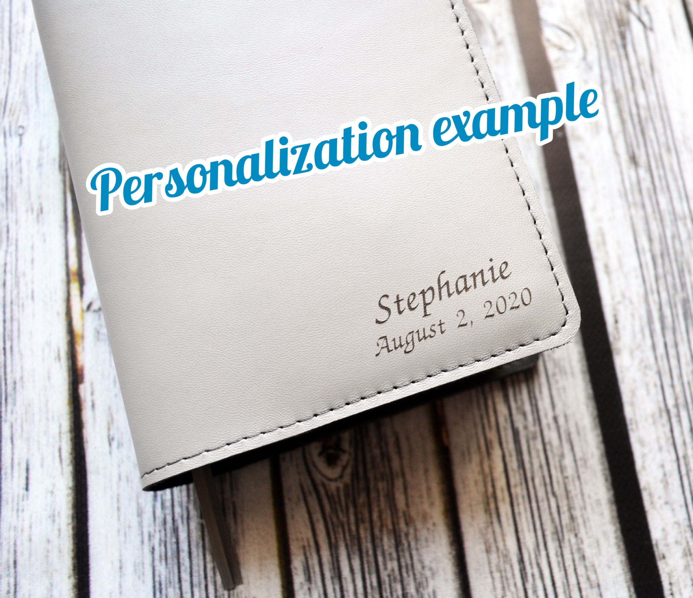 Personalized JW Bible Cover White Leather Cover NWT Bible | Etsy