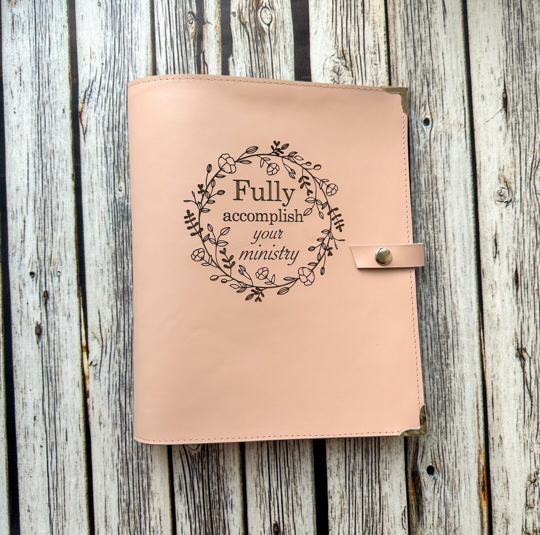 JW Leather Folder, Personalized Holder, Jehovah's Witnesses Ministry ...