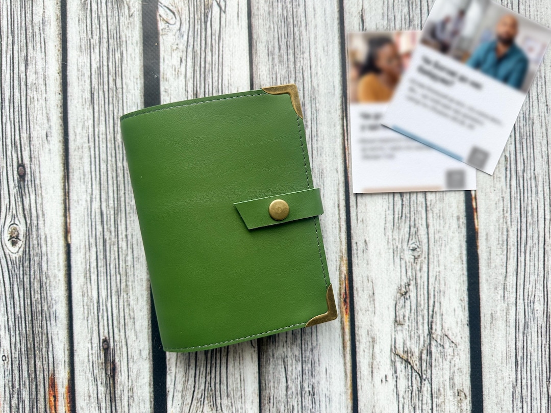NEW Leather Tract Holder, Green JW Ministry Organizer Folder, Jehovah's ...