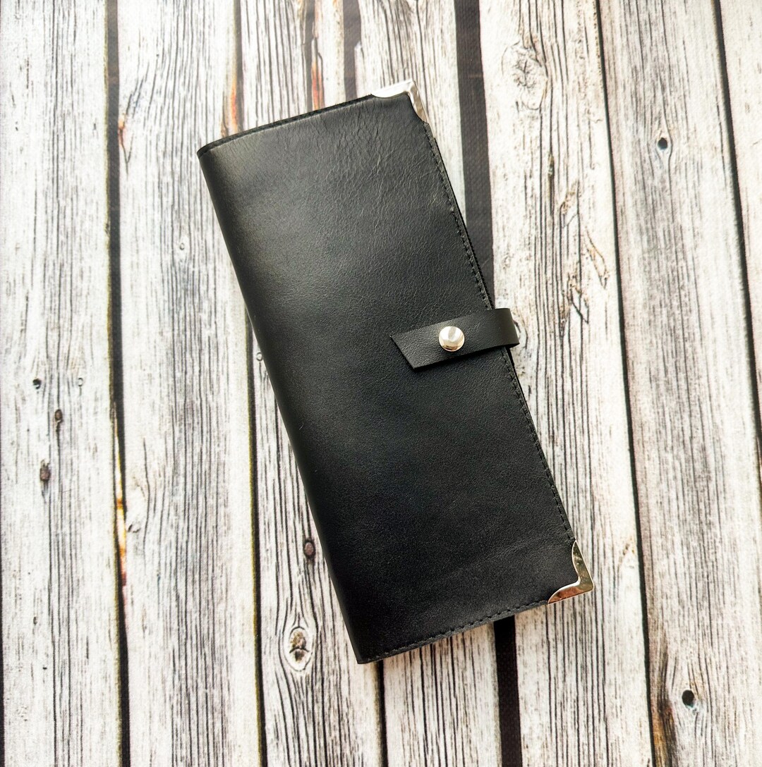 JW Leather Tract Holder, Black Ministry Organizer, Personalized Gift ...