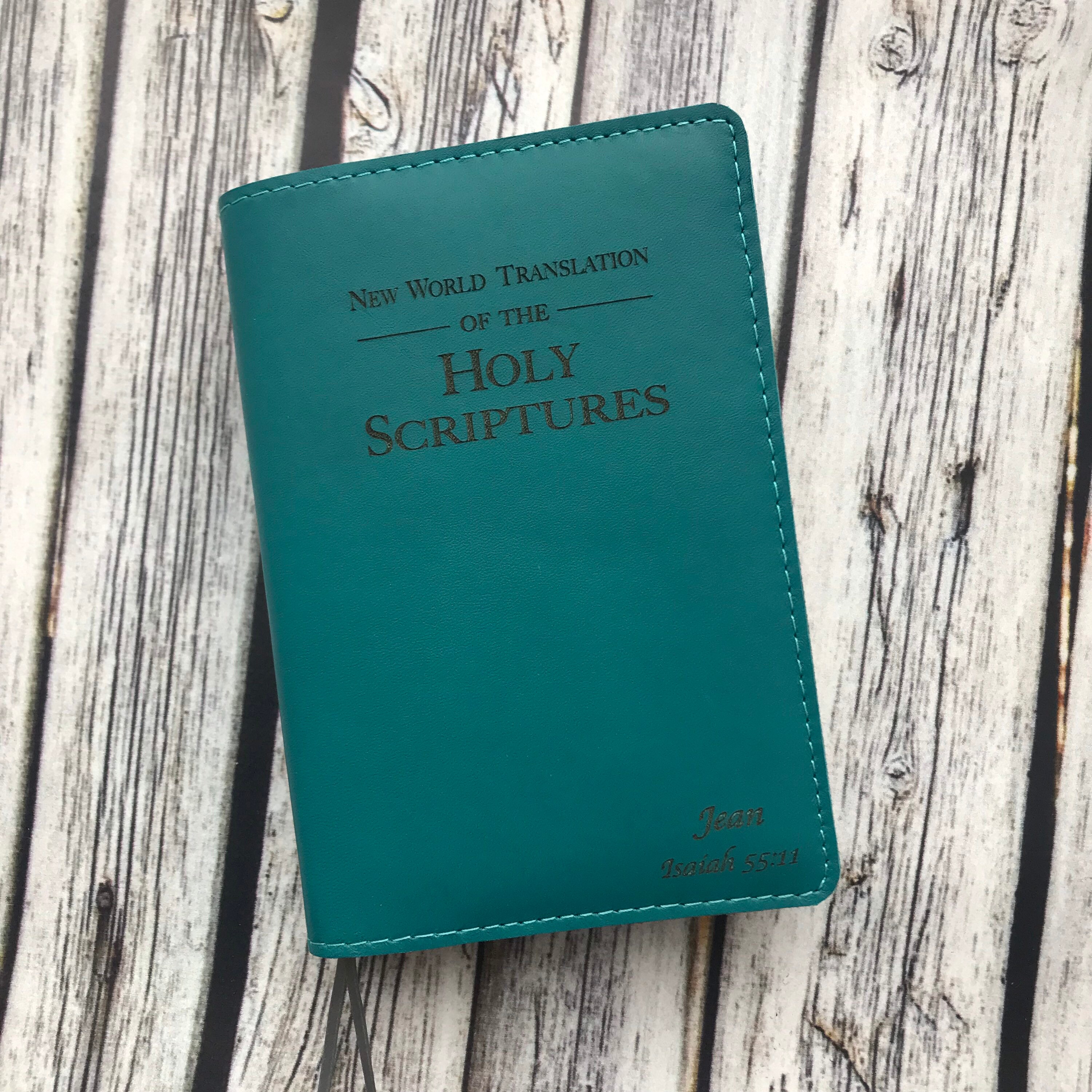 NWT Leather Bible Cover JW Bible Cover Jehovah Witness Gift - Etsy