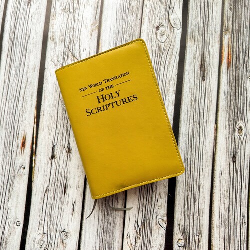 JW Bible Cover Personalized NWT Leather Cover Jehovah's - Etsy