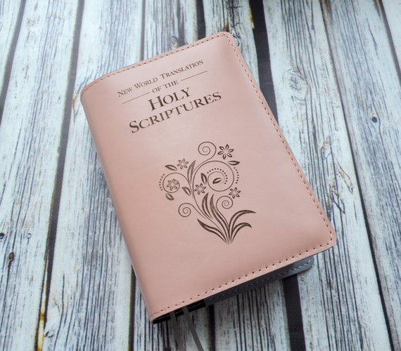 JW Bible Cover Personalized NWT Leather Cover Jehovah's - Etsy