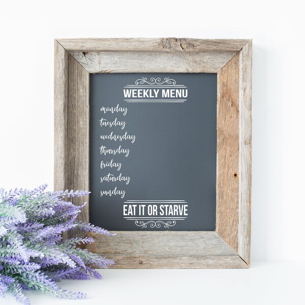 Menu Board - Etsy