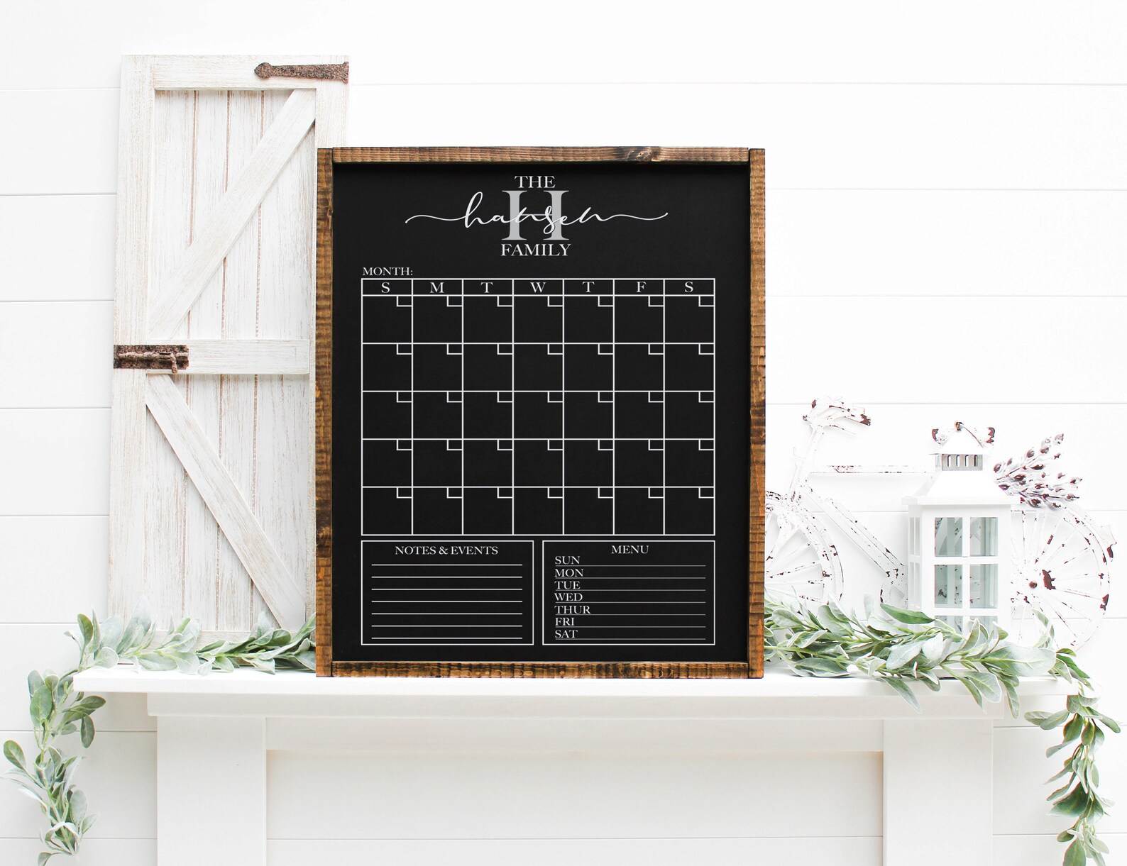 Customizable Family Calendar SVG: Monthly Planner (digital Download) - Etsy