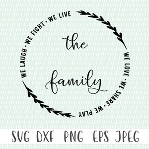 Customizable Monogram Last Name SVG - Farmhouse Sign SVG, Last Name SVG ...