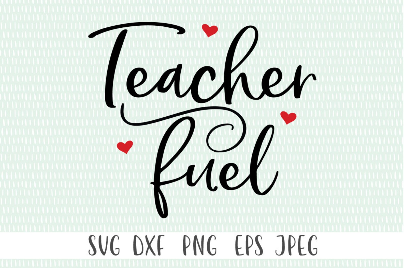 Teacher Appreciation Svg Teacher Fuel Teacher Svg School | Etsy