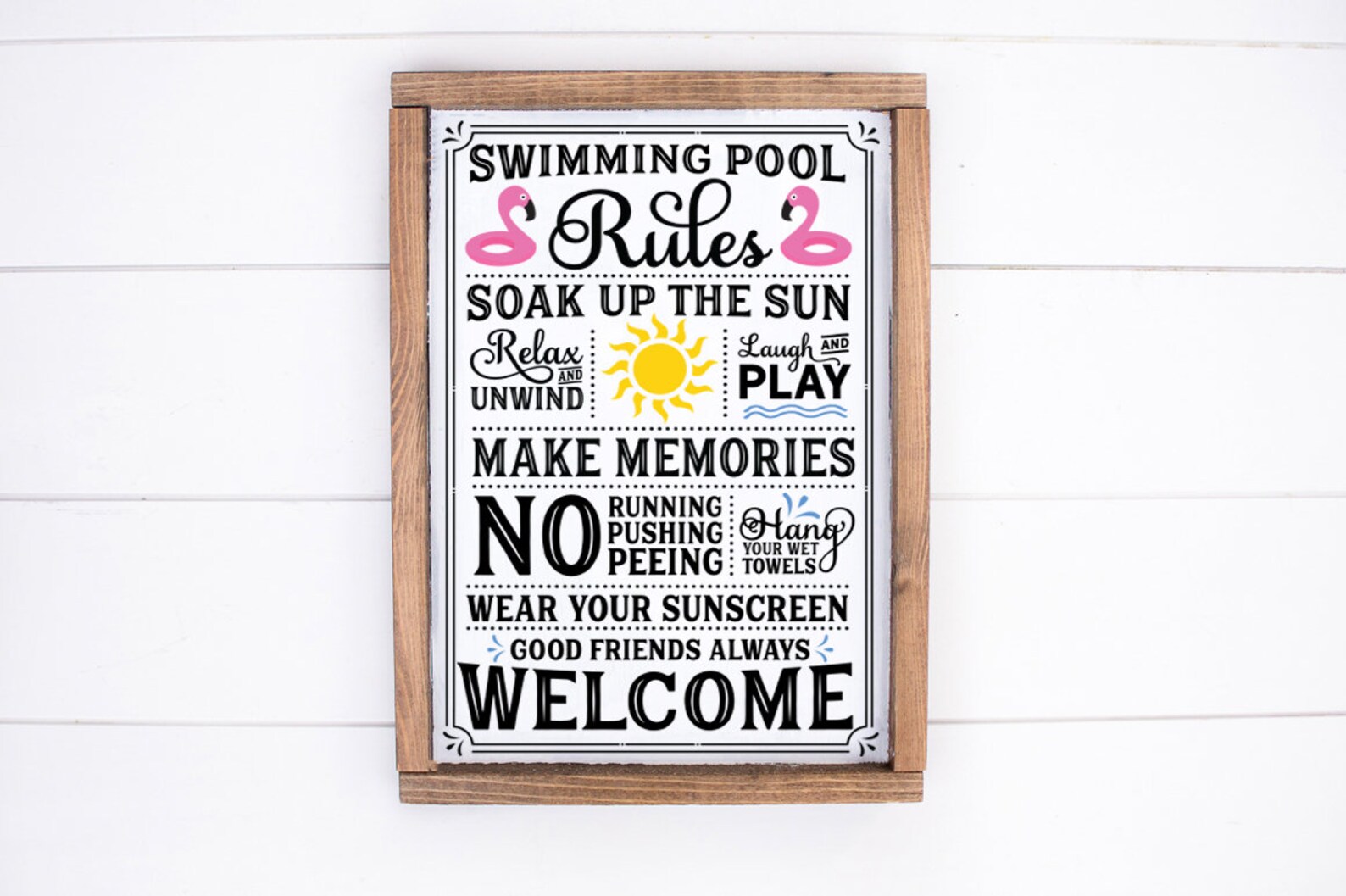 Swimming Pool Rules Rustic Sign 2 Svg Dxf Png Ei Jpg - Etsy Canada