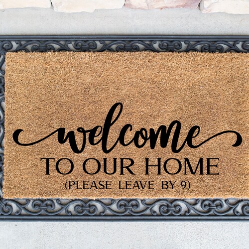 Hello SVG Hello Doormat Svg Hello Door Mat Svg Welcome | Etsy