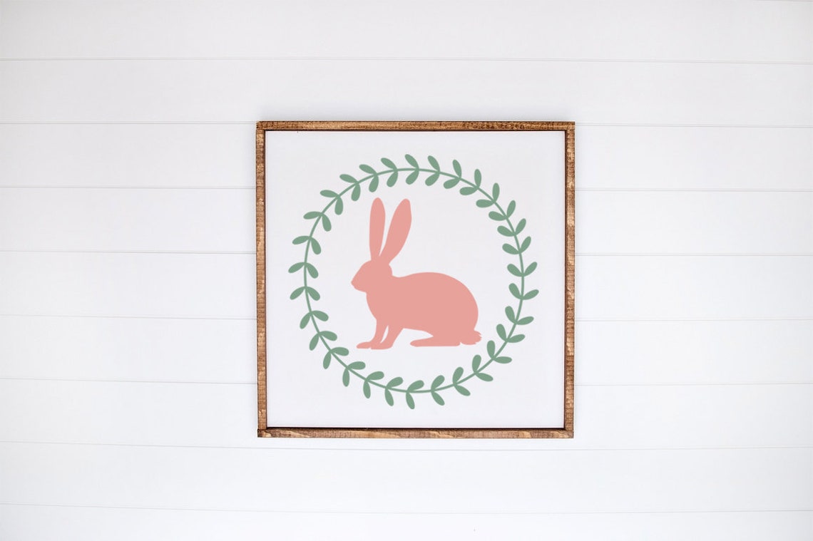 Easter Decor SVG Easter Bunny Svg Easter Svg Spring Svg | Etsy